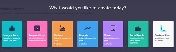 เริ่มต้นใช้งาน Piktochart